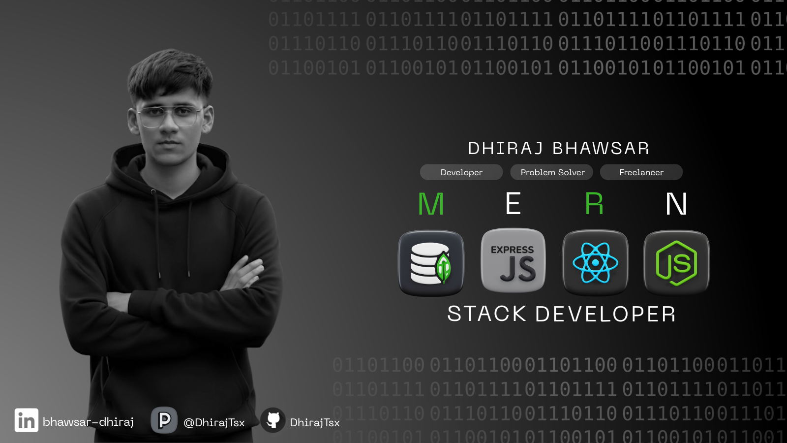 Dhiraj Bhawsar | Full Stack Developer Portfolio — DhirajTsx